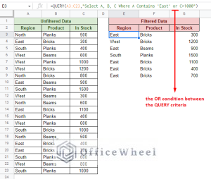 How to Filter with QUERY for Multiple Criteria in Google Sheets (An ...