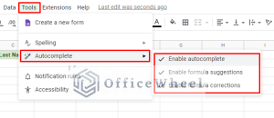 Google Sheets Smart Fill: Recognize and Autocomplete Patterns (A Complete Guide) - OfficeWheel