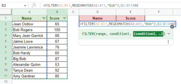 How to Filter by Condition Using a Custom Formula in Google Sheets (3 ...