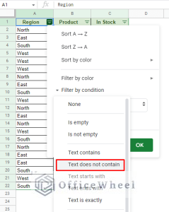 Google Sheets: Filter Data that Contains Text (3 Easy Ways) - OfficeWheel