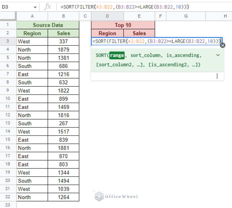 Google Sheets: The FILTER Function (A Comprehensive Guide)