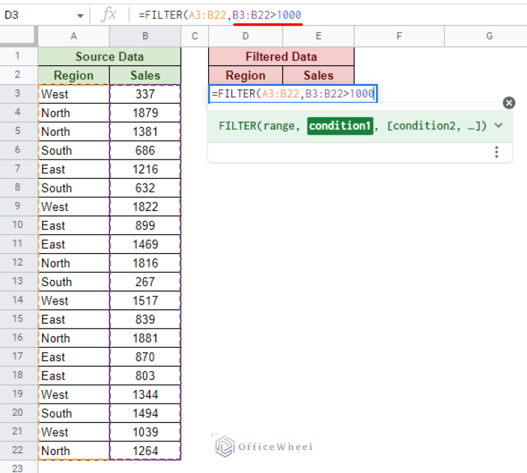 Google Sheets: The FILTER Function (A Comprehensive Guide)