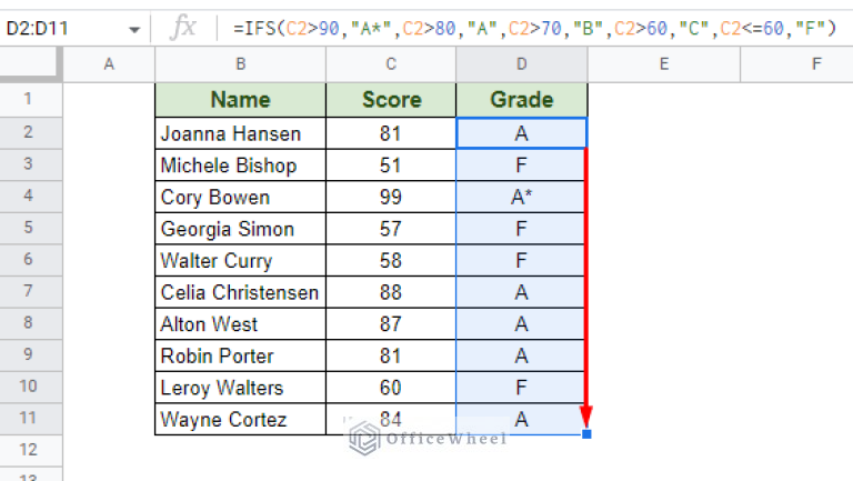 Google Sheets: How to Autofill Based on Another Field (4 Easy Ways) - OfficeWheel