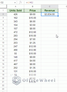 How to Fill Down an Entire Column in Google Sheets (4 Easy Ways) - OfficeWheel
