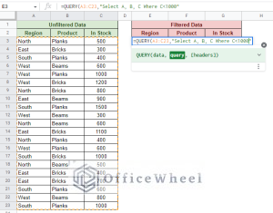 How to Filter with QUERY for Multiple Criteria in Google Sheets (An ...