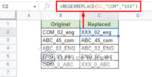 Use REGEXREPLACE to Replace Multiple Values in Google Sheets (An Easy Guide)