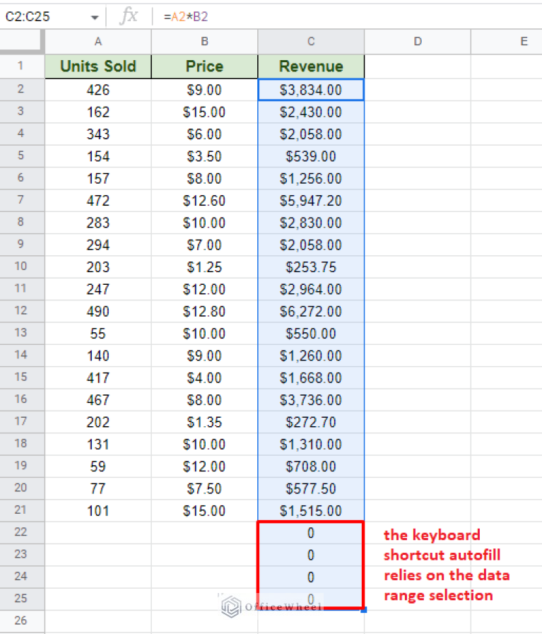 How to Fill Down an Entire Column in Google Sheets (4 Easy Ways ...