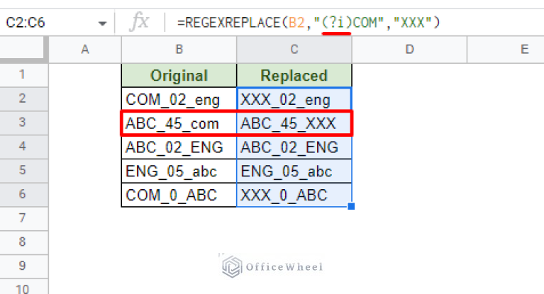 Use REGEXREPLACE to Replace Multiple Values in Google Sheets (An Easy Guide)