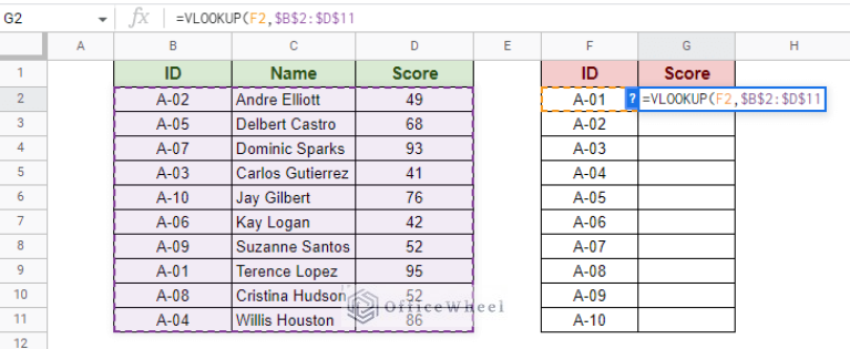 Google Sheets: How to Autofill Based on Another Field (4 Easy Ways) - OfficeWheel