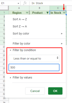How to Filter for Multiple Conditions in Google Sheets (2 Easy Ways) - OfficeWheel