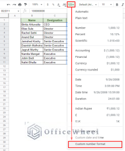 How to Format Currency in Google Sheets (An Easy Guide) - OfficeWheel