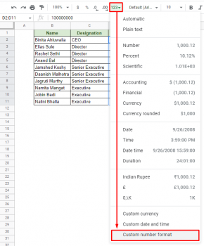 How to Format Currency in Google Sheets (An Easy Guide) - OfficeWheel
