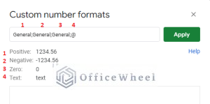 Format a Number with a Formula in Google Sheets - OfficeWheel