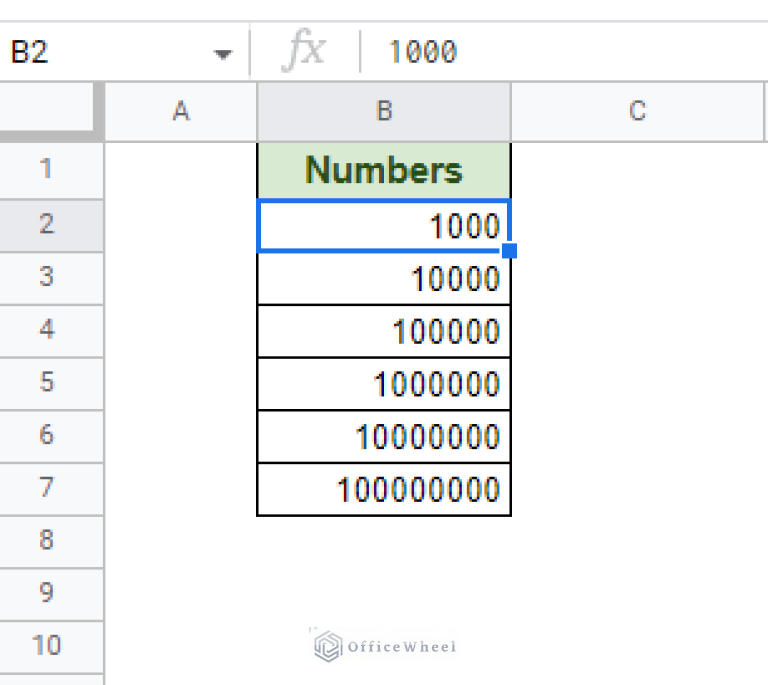 How To Add Commas To Numbers In Google Sheets OfficeWheel