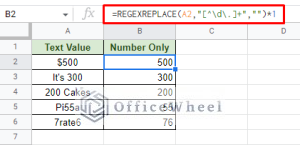 Google Sheets: Convert Text to Number (6 Easy Ways) - OfficeWheel