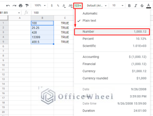 Google Sheets: Convert Text to Number (6 Easy Ways) - OfficeWheel