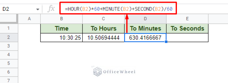 Google Sheets: Convert Time to Number (3 Easy Ways) - OfficeWheel