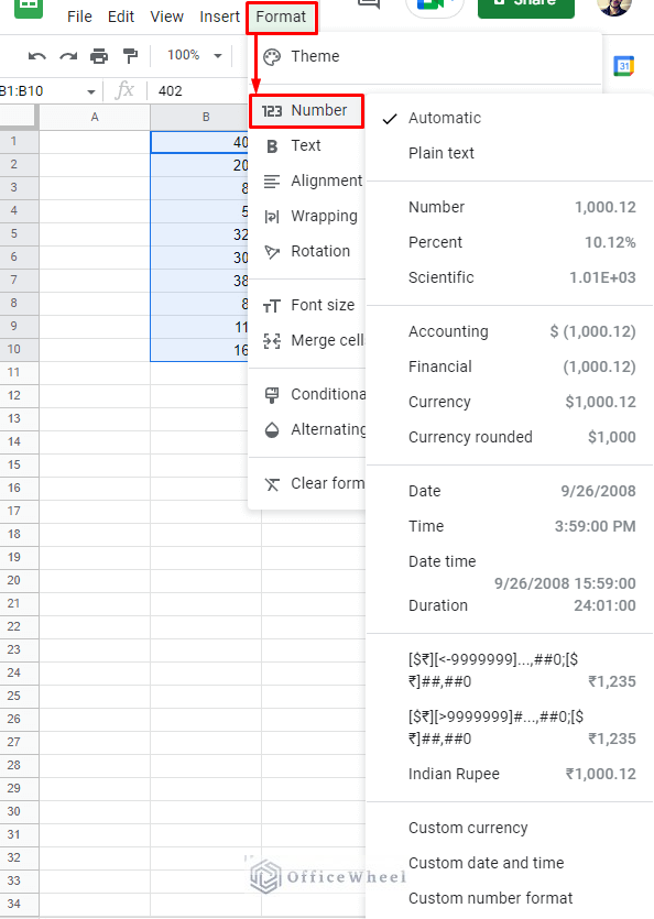 How To Change A Number Format In Google Sheets An Easy Guide