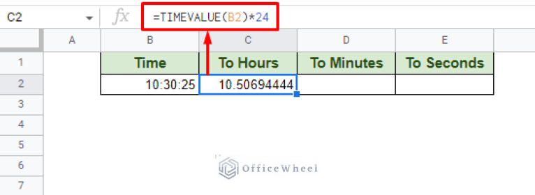 Google Sheets: Convert Time to Number (3 Easy Ways) - OfficeWheel