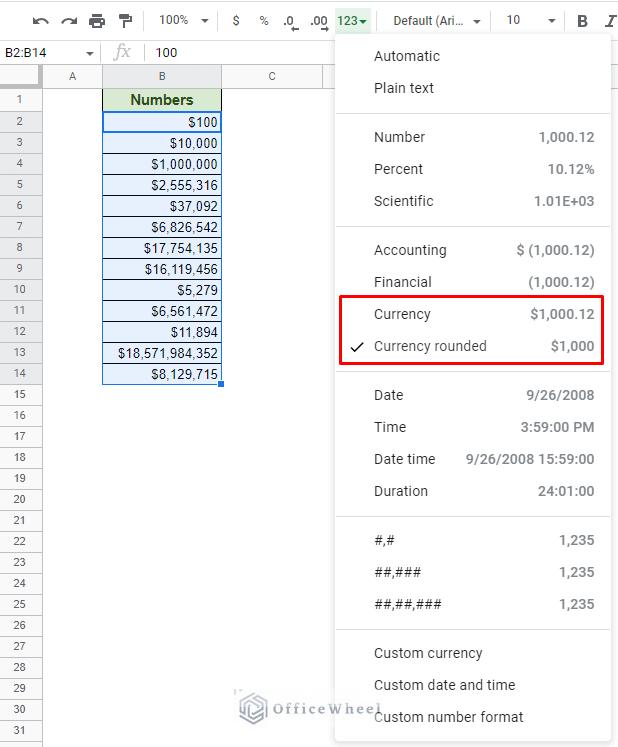 How To Add Commas To Numbers In Google Sheets OfficeWheel