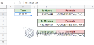 Google Sheets: Convert Time to Number (3 Easy Ways) - OfficeWheel