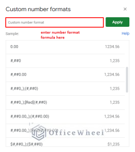 Format a Number with a Formula in Google Sheets - OfficeWheel