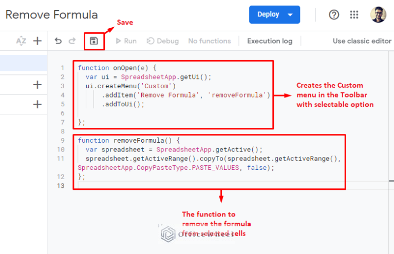 Remove Formula to Get Only Values in Google Sheets (3 Methods) - OfficeWheel