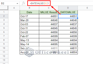 Google Sheets: The VALUE Function (An Easy Guide) - OfficeWheel