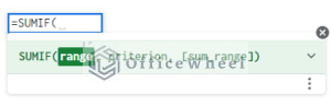 Find the Sum of Cells with Specific Text in Google Sheets - OfficeWheel