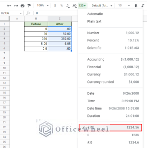 Google Sheets: Custom Number Format (A Comprehensive Guide) - OfficeWheel