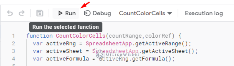 Count Cells with Color in Google Sheets (3 Easy Ways) - OfficeWheel
