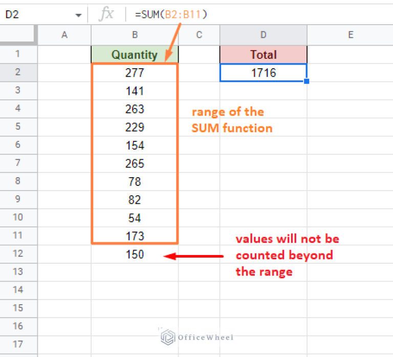 How To Automatically Add Numbers In Google Sheets OfficeWheel How To Automatically Add Numbers In Google Sheets OfficeWheel
