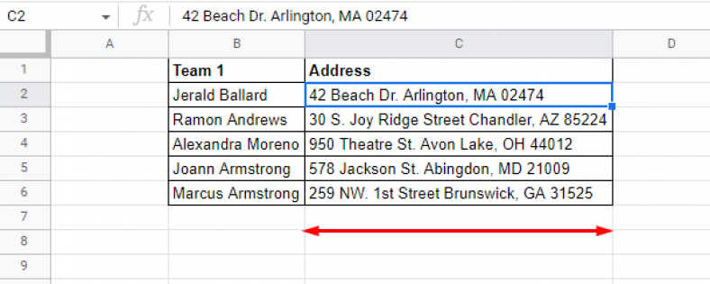How to Format Cells to Fit Text in Google Sheets (2 Ways) - OfficeWheel