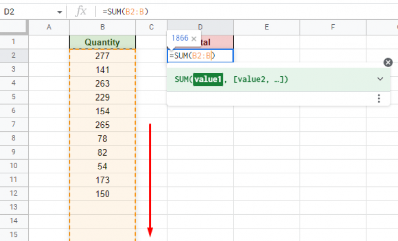 How to Automatically Add Numbers in Google Sheets - OfficeWheel
