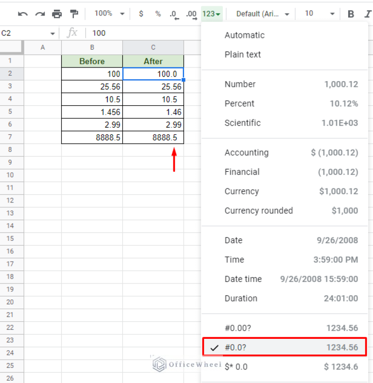 Google Sheets: Custom Number Format (A Comprehensive Guide) - OfficeWheel