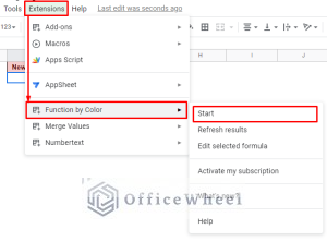How to Sum Colored Cells in Google Sheets (2 Ways) - OfficeWheel