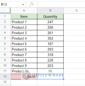 How to Automatically Add Numbers in Google Sheets - OfficeWheel