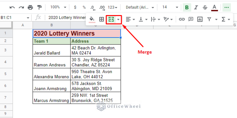 How to Format Cells to Fit Text in Google Sheets (2 Ways) - OfficeWheel