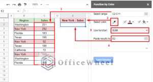 How to Sum Colored Cells in Google Sheets (2 Ways) - OfficeWheel