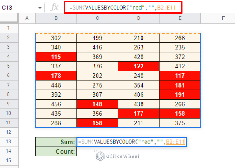 Google Sheets: If Cell Color is Red Then Take Action - OfficeWheel