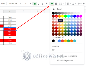 Google Sheets: If Cell Color is Red Then Take Action - OfficeWheel
