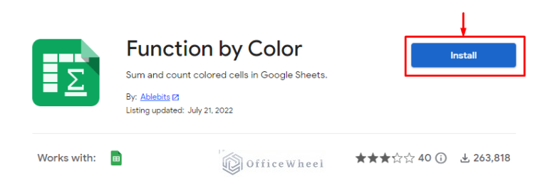 Count Cells with Color in Google Sheets (3 Easy Ways) - OfficeWheel