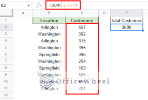 Google Sheets: Sum an Entire Column (4 Easy Ways) - OfficeWheel