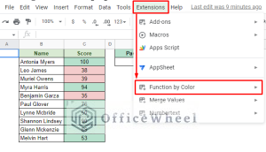 Count Cells with Color in Google Sheets (3 Easy Ways) - OfficeWheel