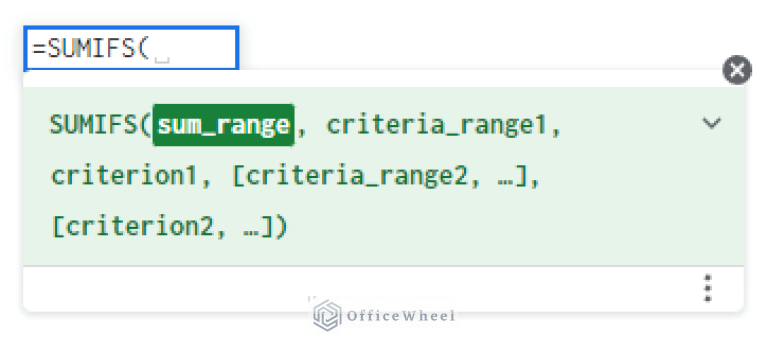 Find the Sum of Cells with Specific Text in Google Sheets - OfficeWheel