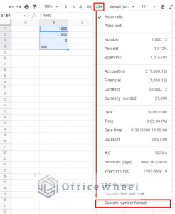 Google Sheets: Custom Number Format (A Comprehensive Guide) - OfficeWheel