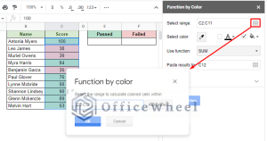 Count Cells with Color in Google Sheets (3 Easy Ways) - OfficeWheel