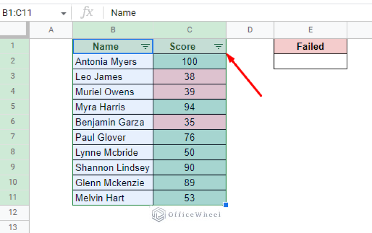 Count Cells with Color in Google Sheets (3 Easy Ways) - OfficeWheel