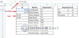 Format Cell as Text in Google Sheets (3 Simple Scenarios) - OfficeWheel