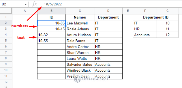 Format Cell As Text In Google Sheets 3 Simple Scenarios OfficeWheel